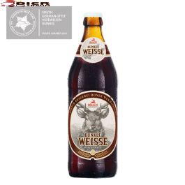 Biershop Baden-Württemberg Hirsch Dunkle Weisse 0,5 ltr - 9 Flaschen
